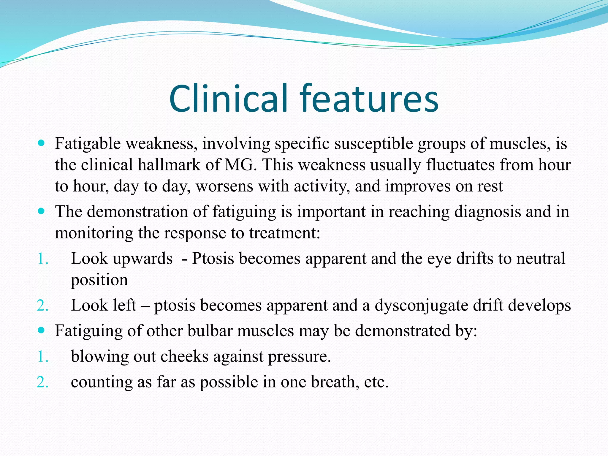 Myasthenia gravis | PPTX