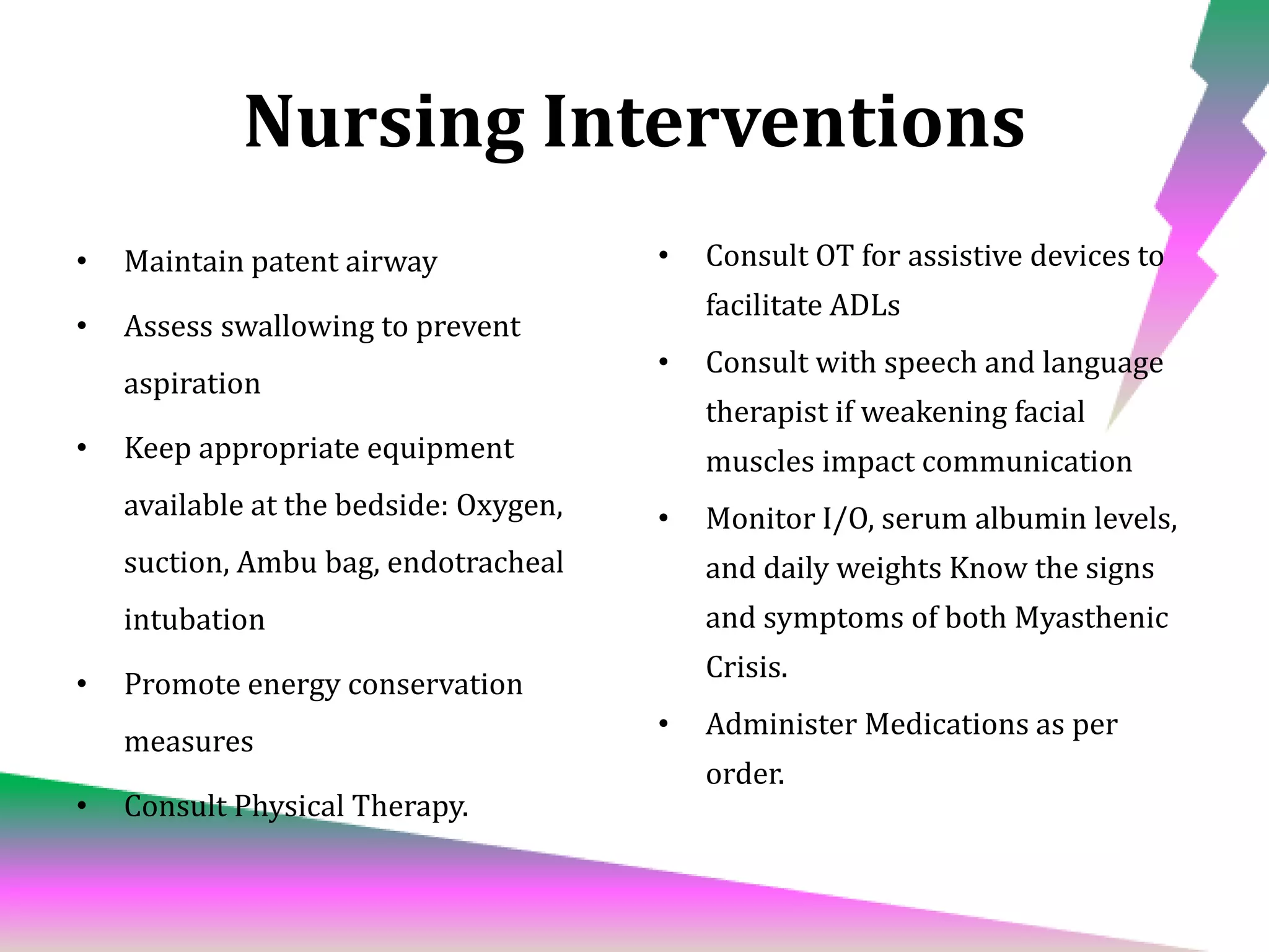 Myasthenia Gravis | PPTX