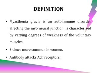 Myasthenia Gravis | PPTX
