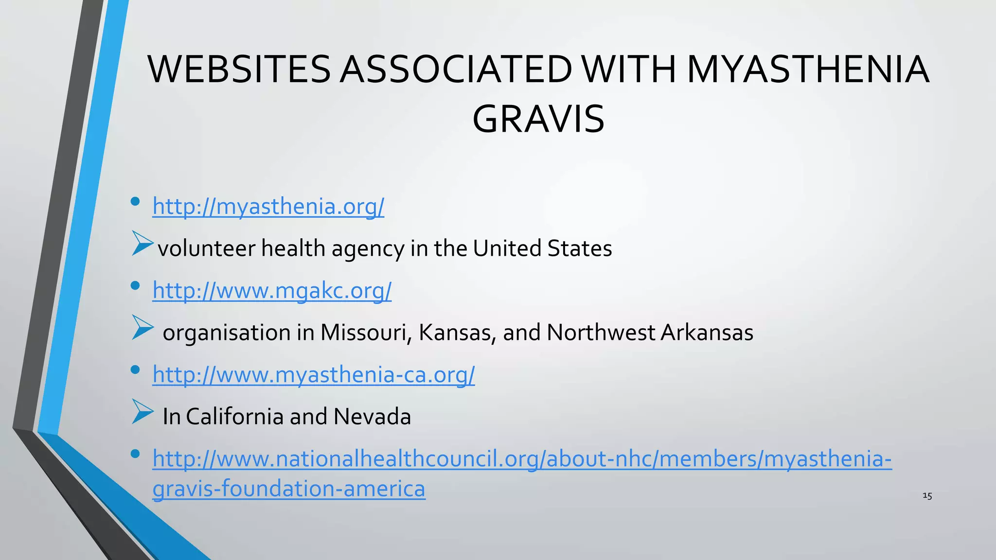 Myasthenia gravis | PPT