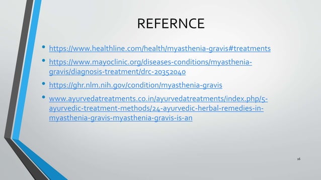 Myasthenia gravis | PPT