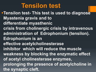Myasthenia gravis | PPT