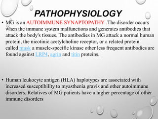 Myasthenia gravis | PPTX