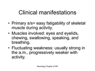Myasthenia Gravis.ppt | Physical Therapy | Wellness