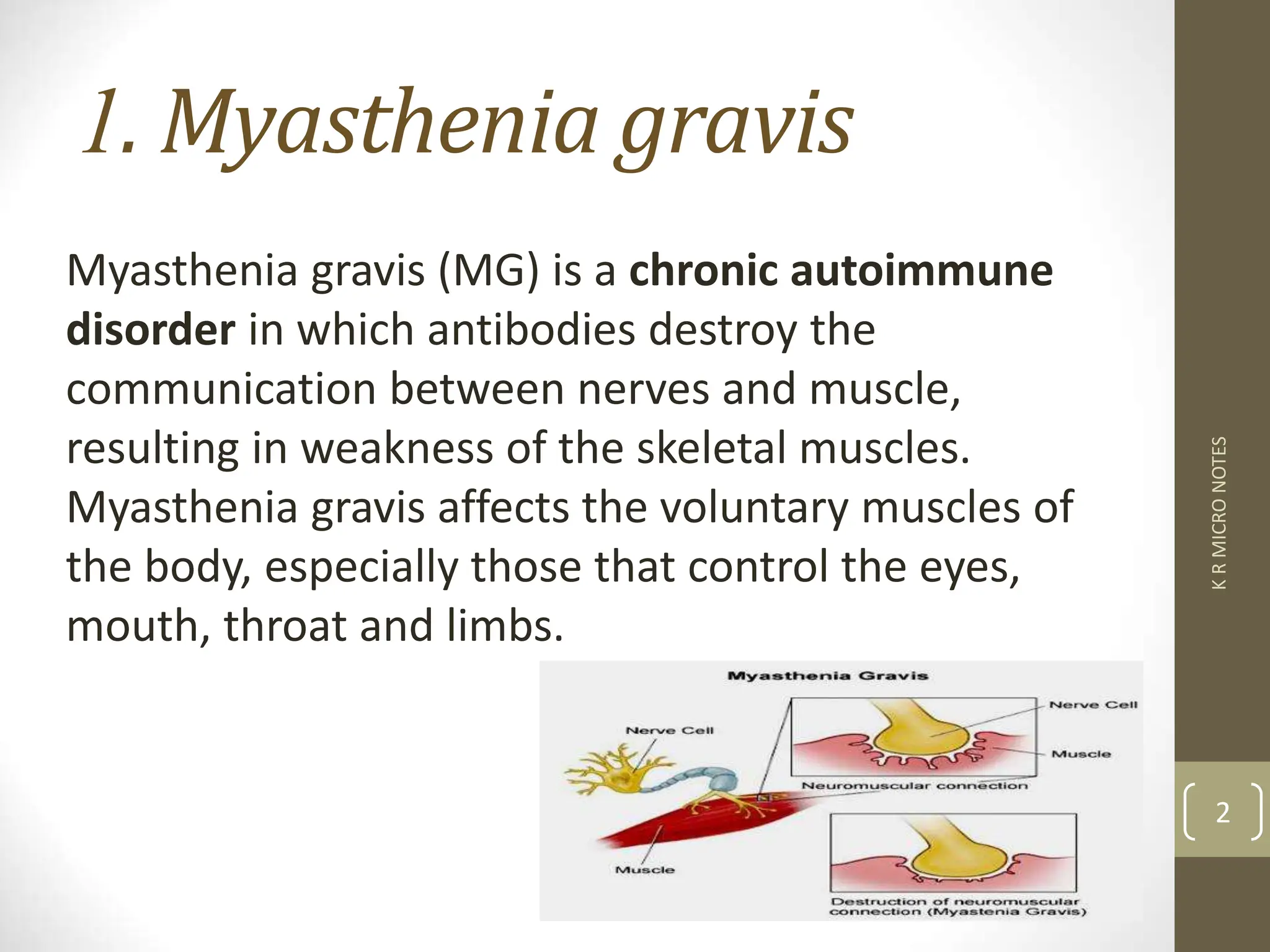 Myasthenia gravis . Multiple sclerosisPPT | PPT