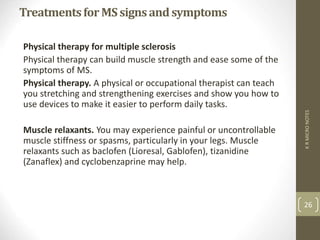 Myasthenia gravis . Multiple sclerosisPPT | PPT