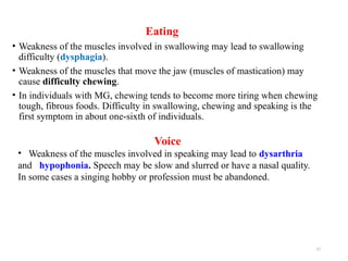 Myasthenia Gravis case presentation pptn | PPTX