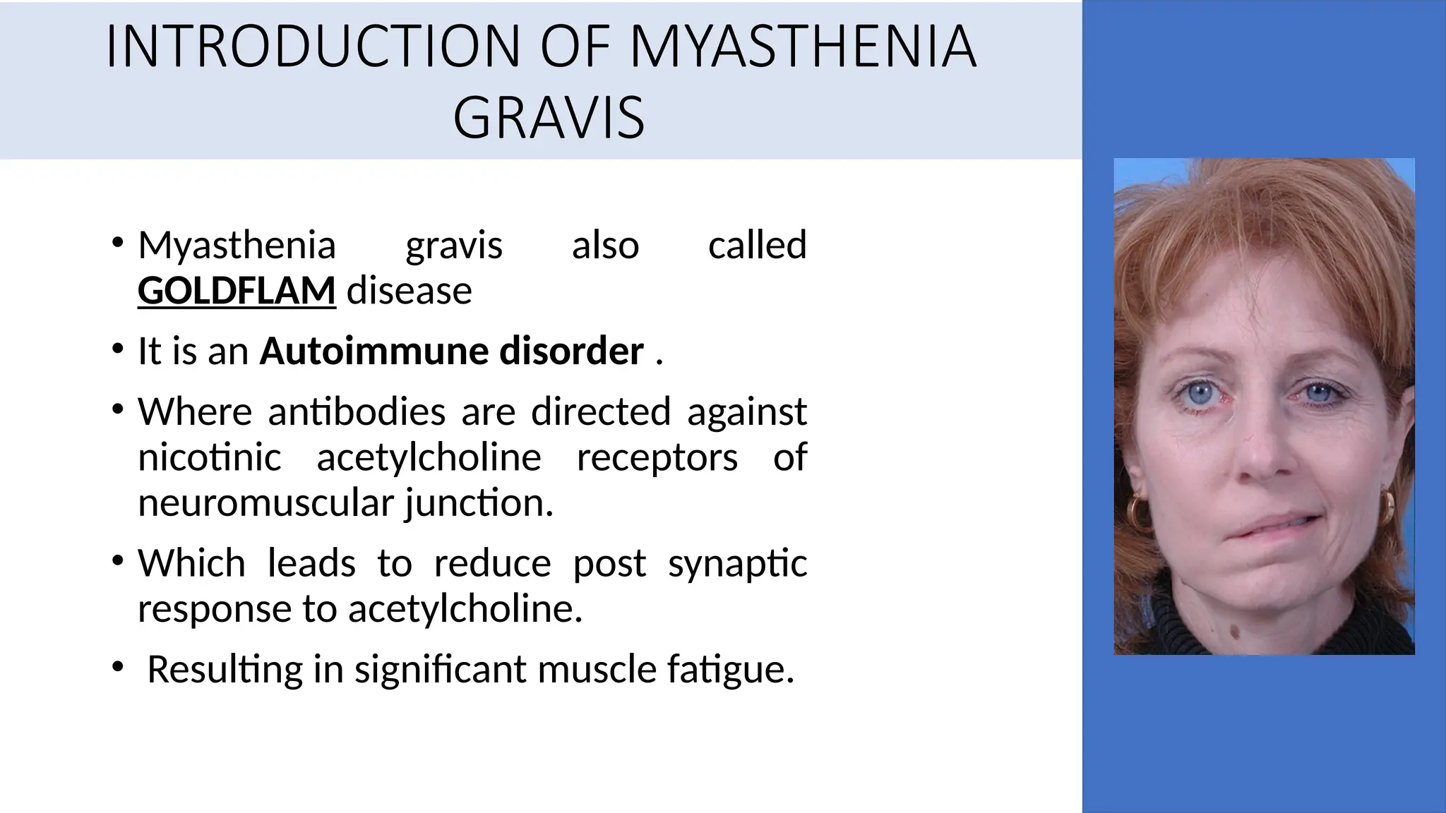 Myasthenia gravis and Drugs used in it.pptx