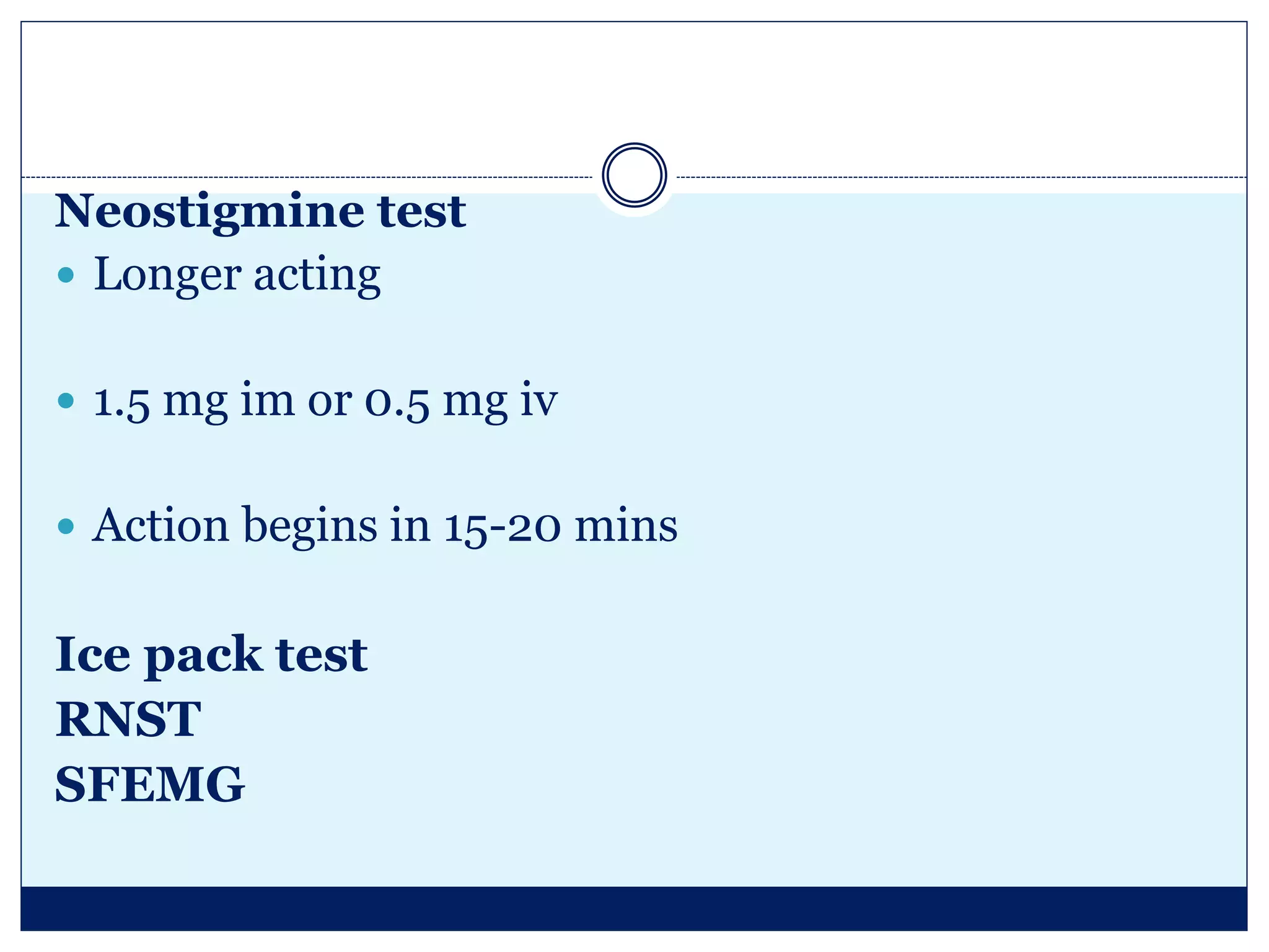 Myasthenia gravis management guideline | PPTX