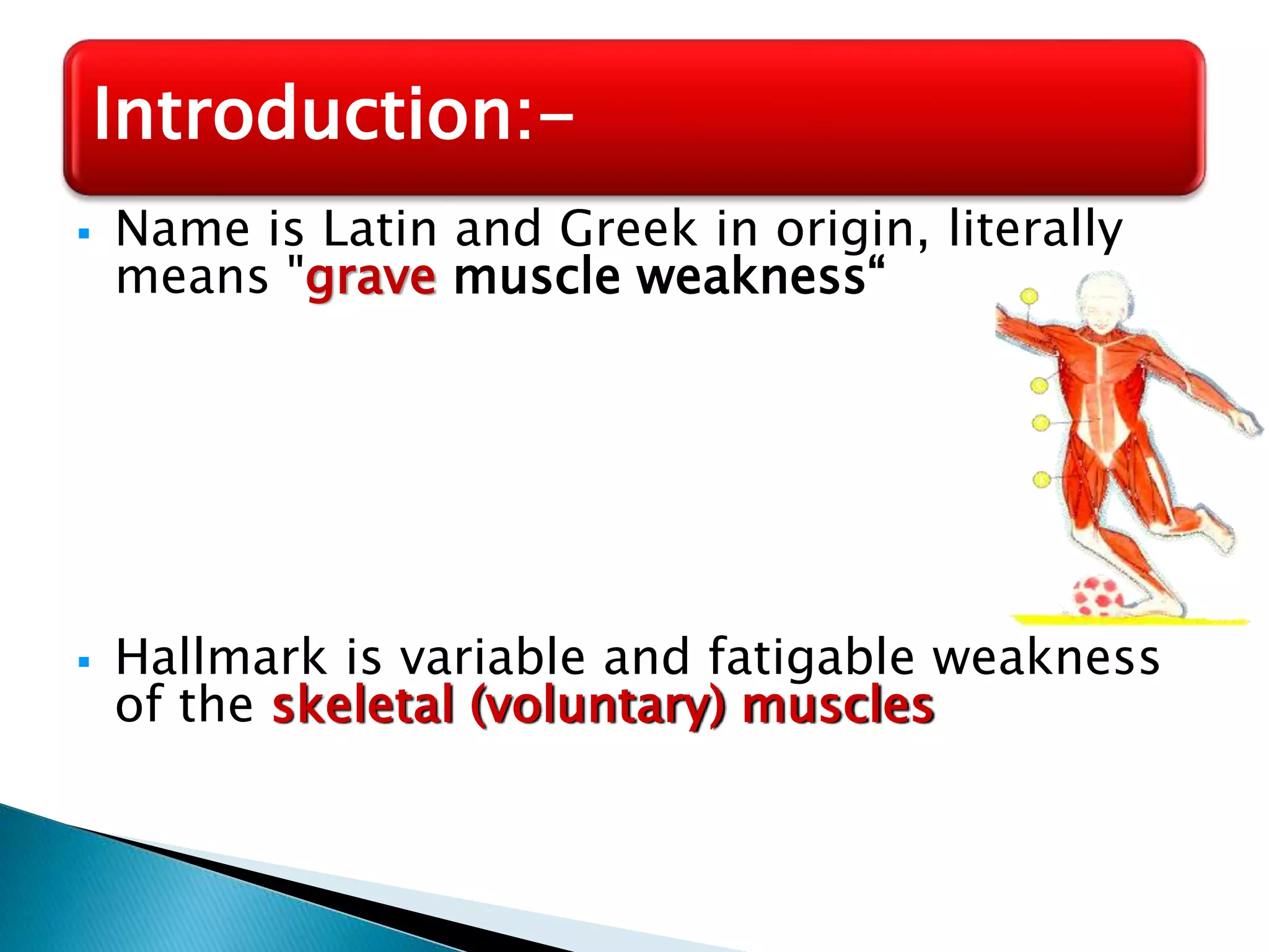 PPT on Myasthenia gravisa akki | PPTX
