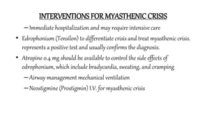 Myasthenia Gravis NEUROLOGICAL DISORDER | PPTX | Physical Therapy ...