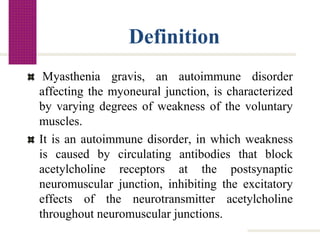 Myasthenia gravis (Ascending Disease) | PPTX