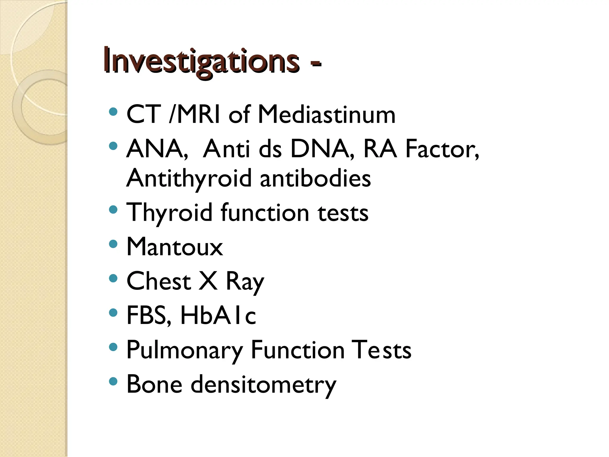 myasthenia gravis approach for diagnosis | PPT