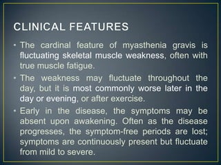 Myasthenia gravis for students part two | PPTX