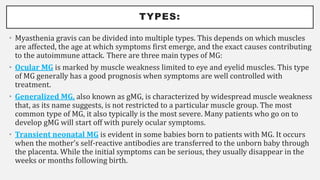 Myasthenia Gravis G.Hemaharshini.pptxnnn | PPTX