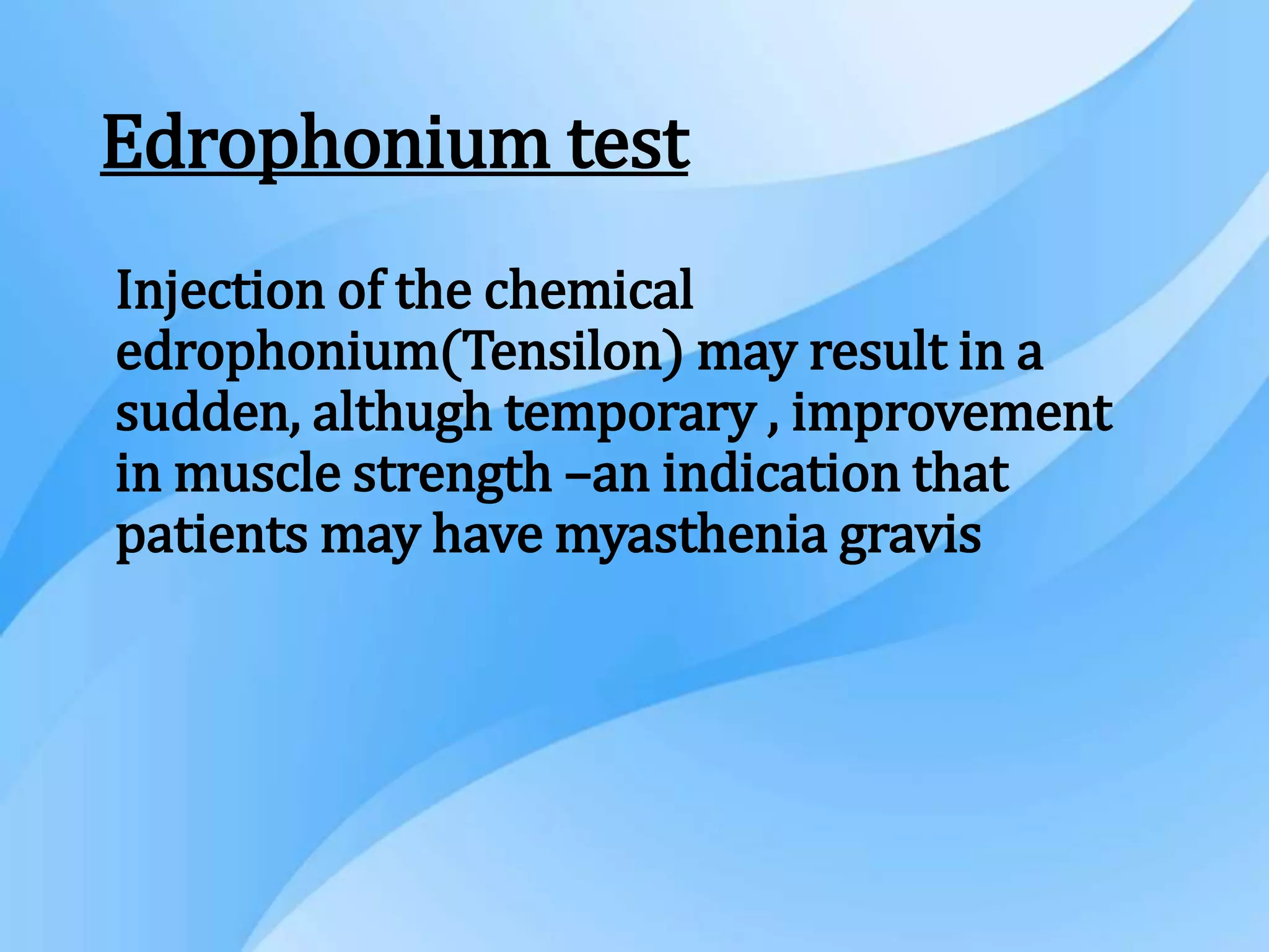 Myasthenia gravis, | PPTX