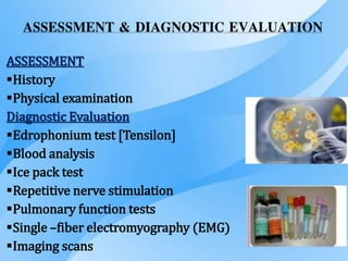 Myasthenia gravis, | PPTX