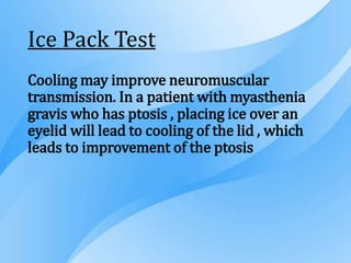 Myasthenia gravis, | PPTX