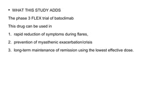 MYASTHENIA GRAVIS power point .pptx sms mc jaipur | PPT