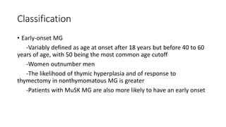 Myasthenia Gravis presentation2.pptx | Chemistry | Science