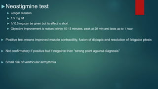 Myasthenia gravis sh | PPTX