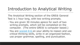 MyAUA GRE® Analytic Writing Section Prep | PPT