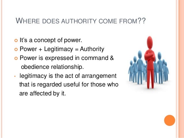 My authority