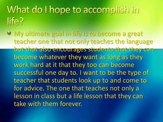 My Autobiography | PPTX | Secondary Education | Education