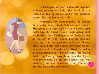 My autobiography | PPTX