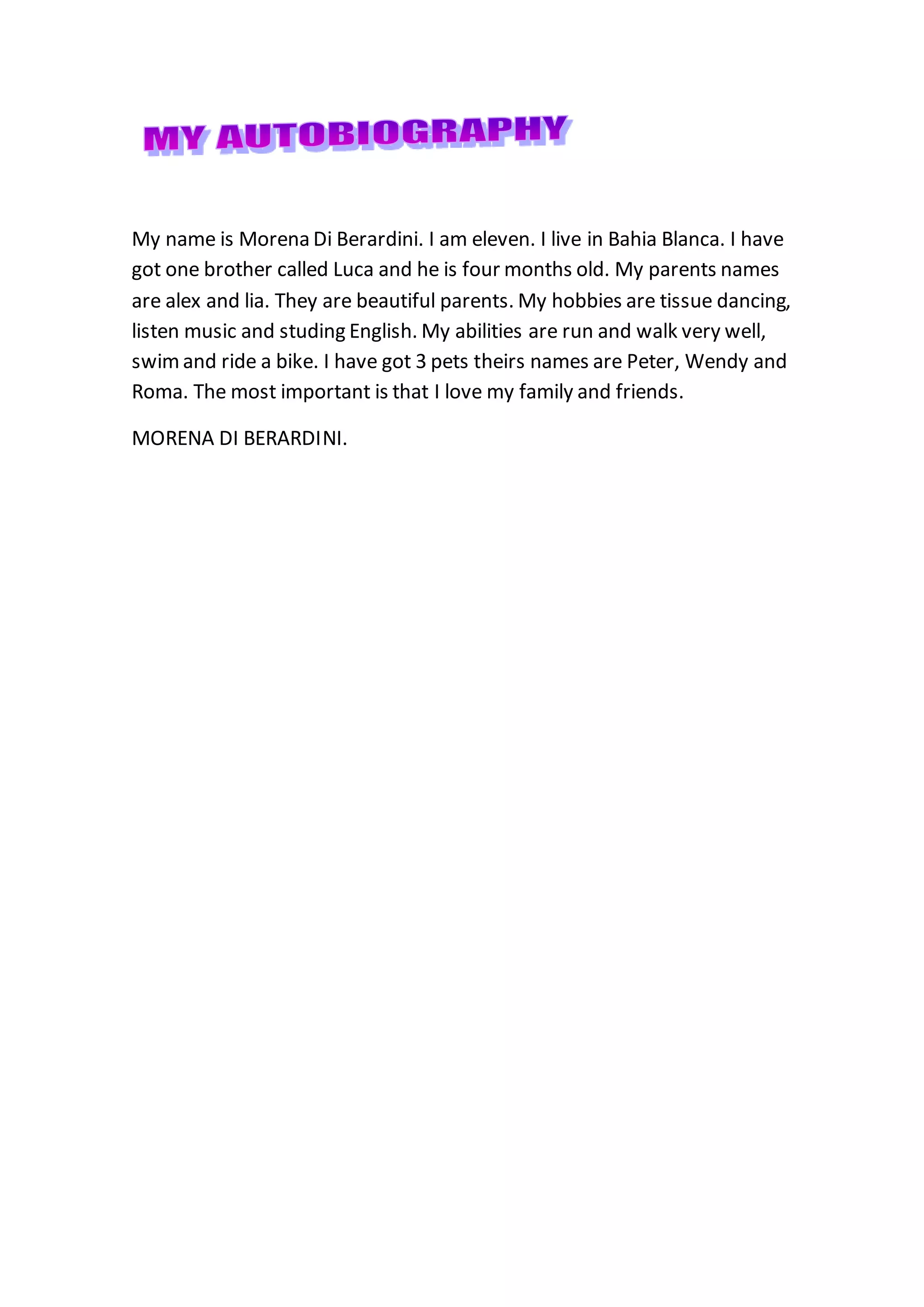 My autography | DOCX