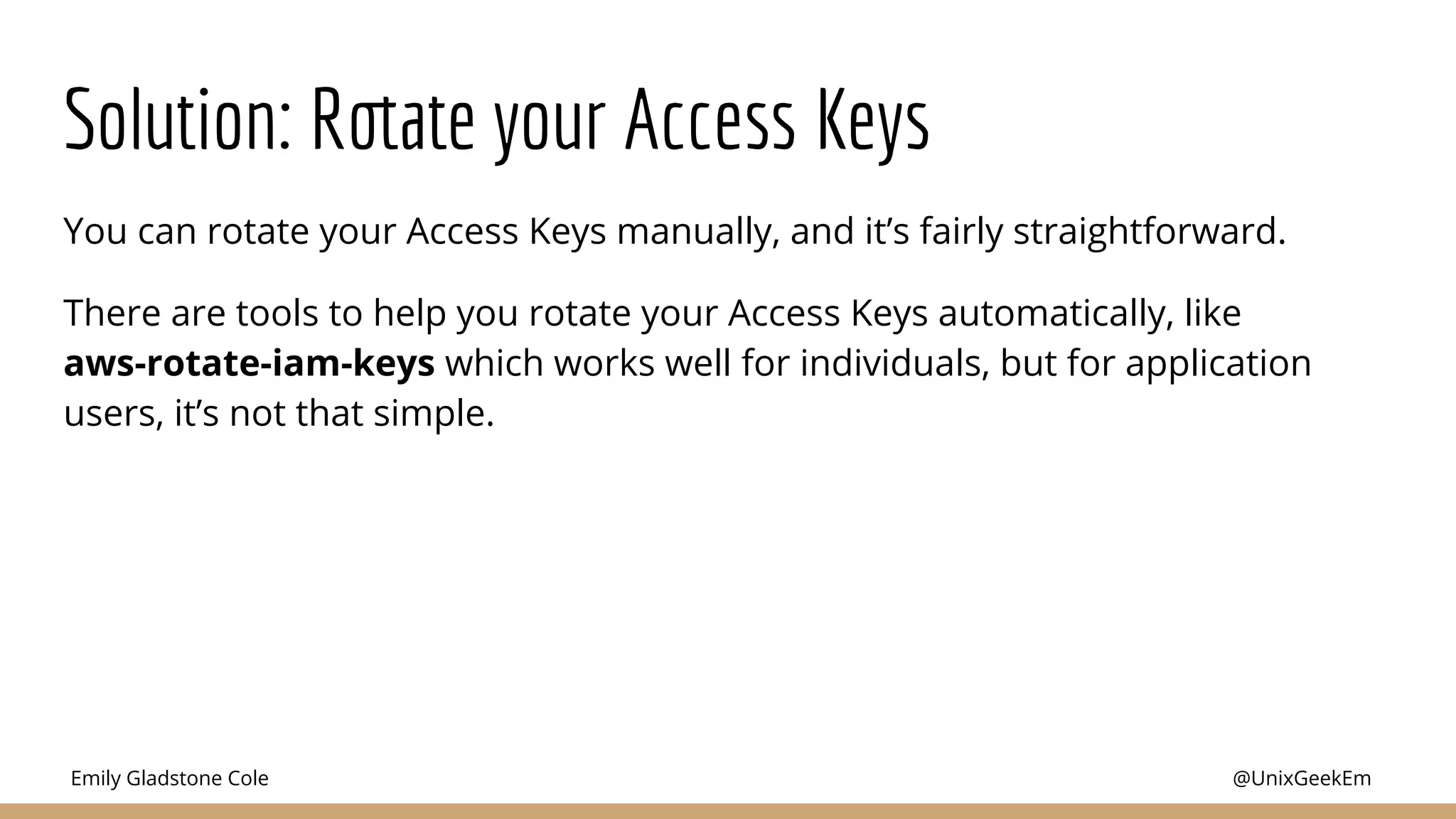 My AWS Access Key Nightmares... and Solutions | PPT | Free Download
