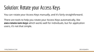 My AWS Access Key Nightmares... and Solutions | PPT | Free Download