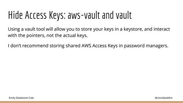 My AWS Access Key Nightmares... and Solutions | PPT | Free Download