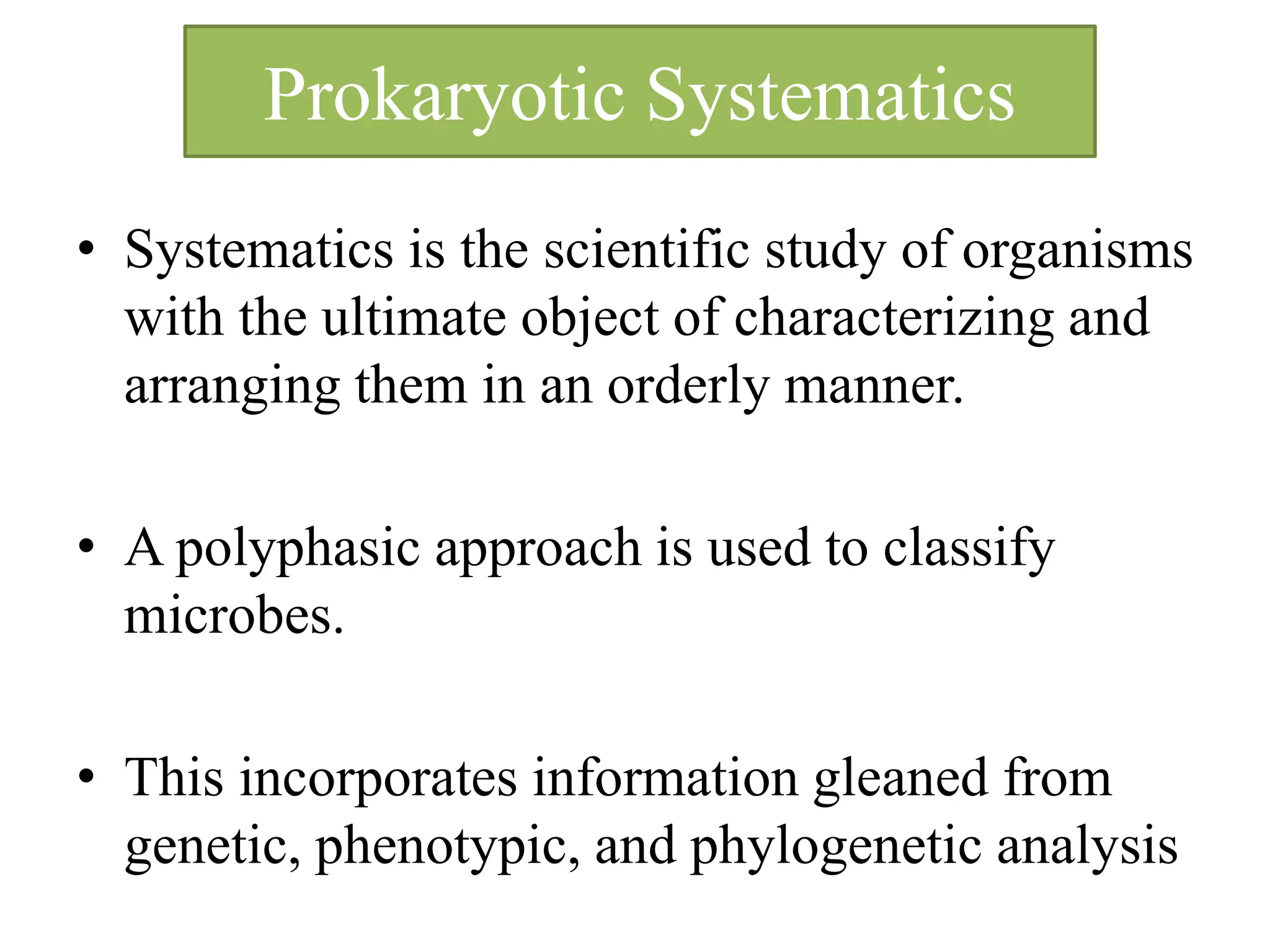 Bacterial Taxonomy | PPTX