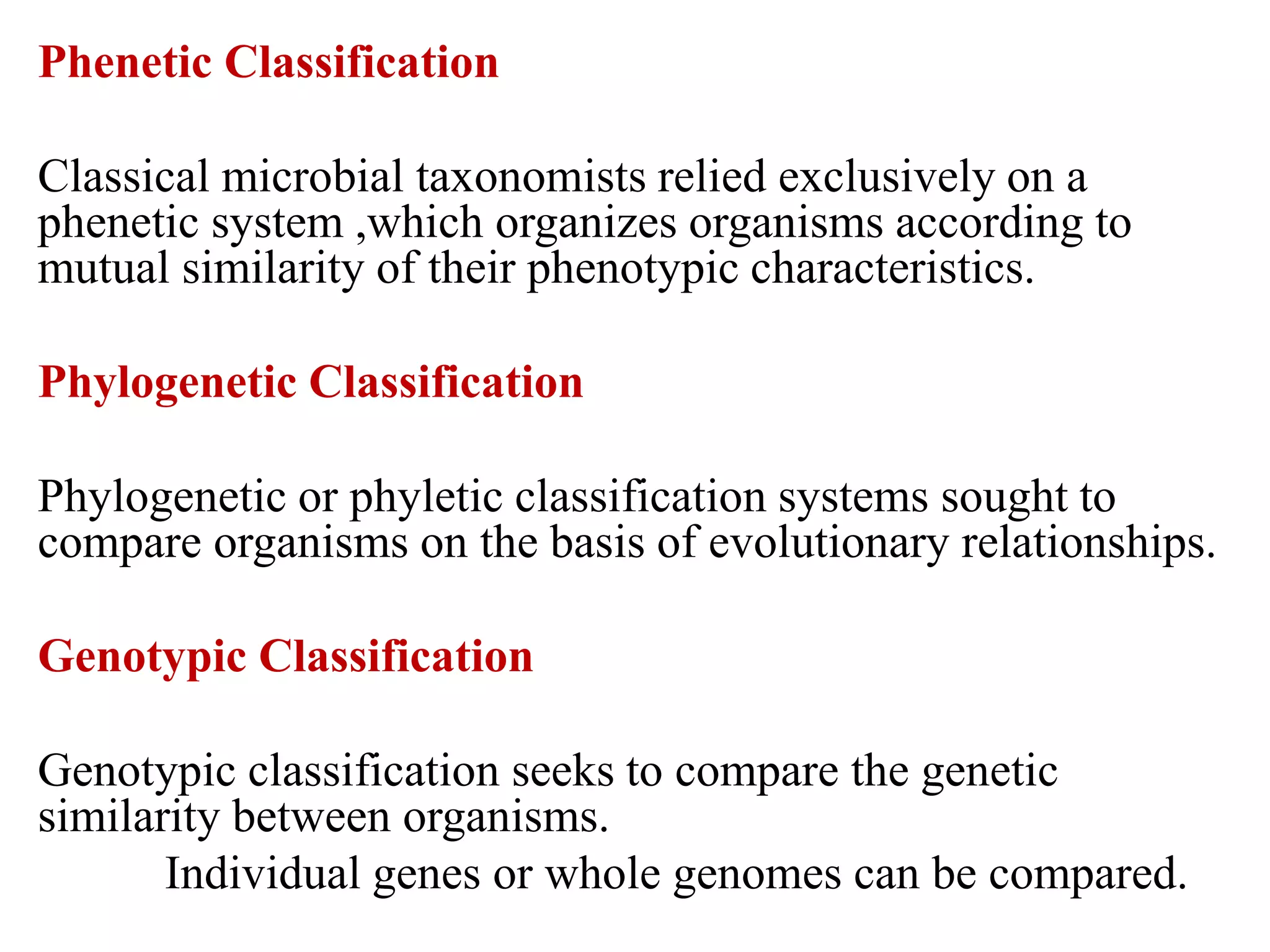Bacterial Taxonomy | PPTX