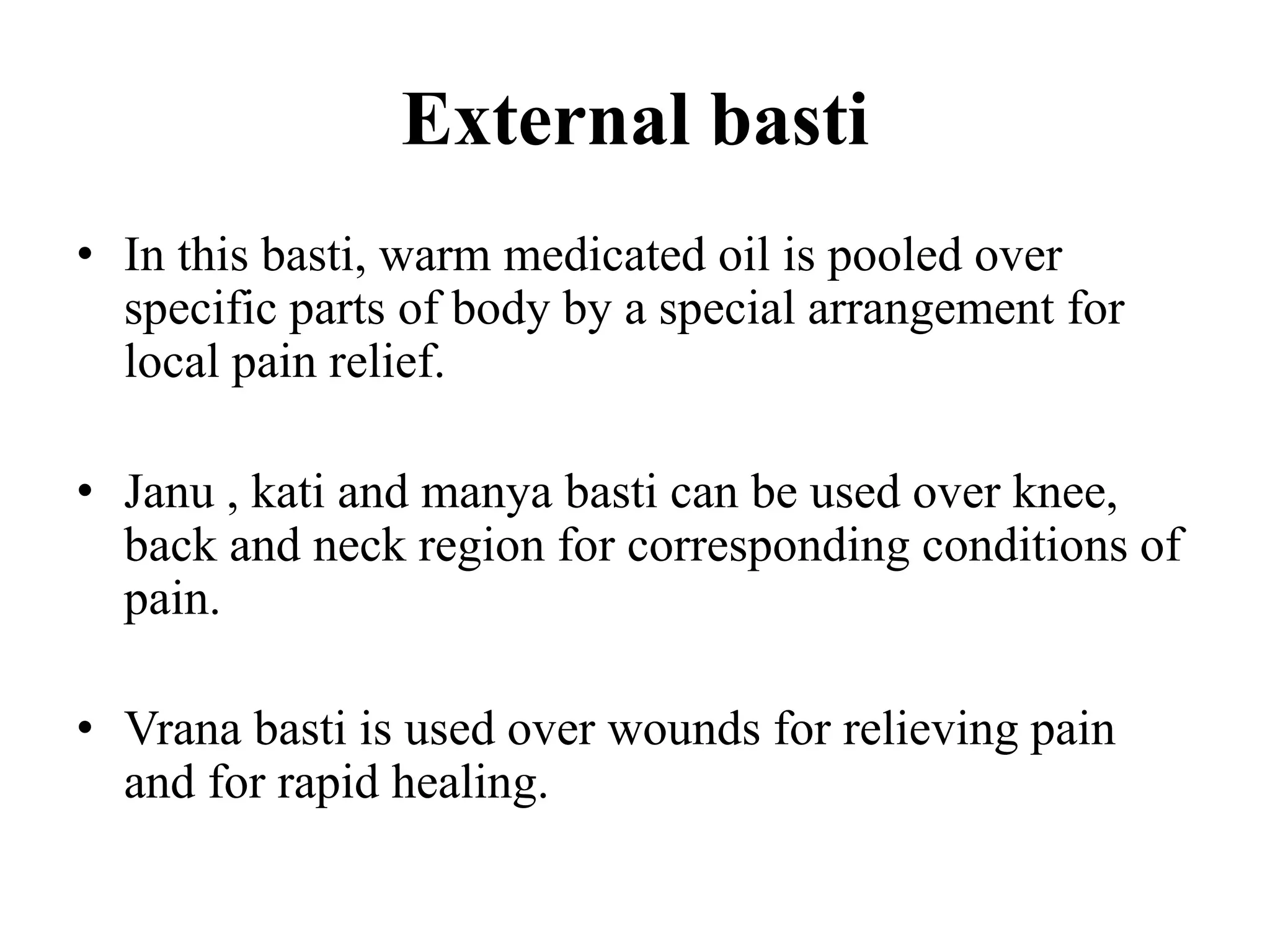 CLINICAL ASPECTS OF BASTI AND ITS MODE OF ACTION | PPTX