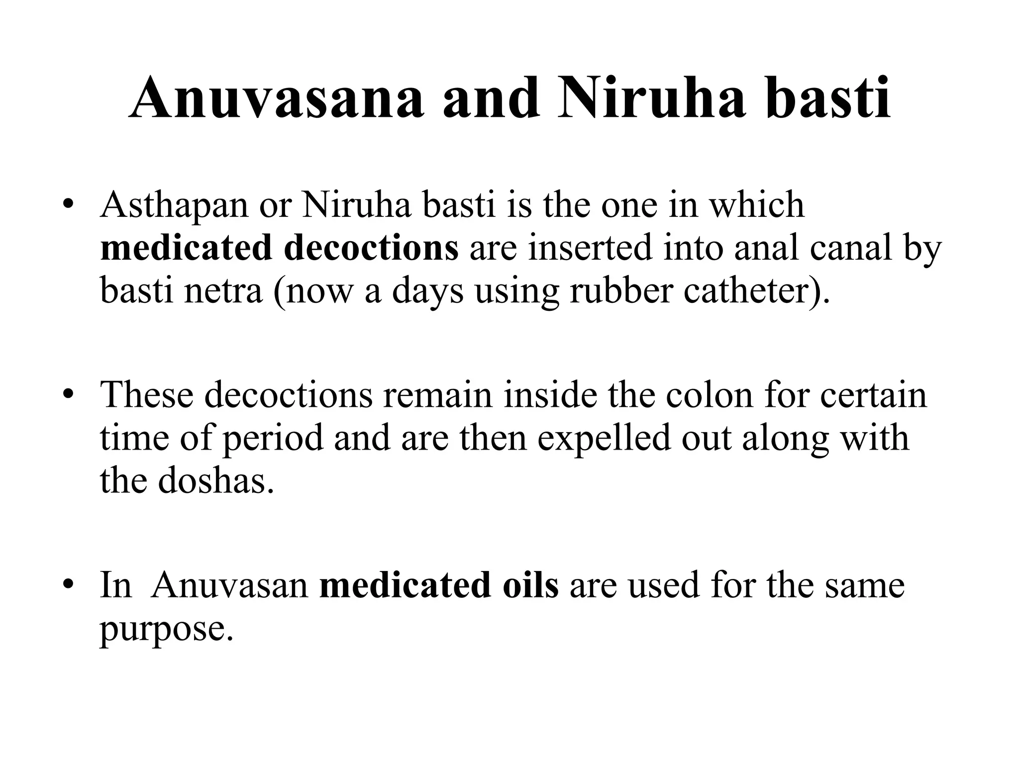 CLINICAL ASPECTS OF BASTI AND ITS MODE OF ACTION | PPTX