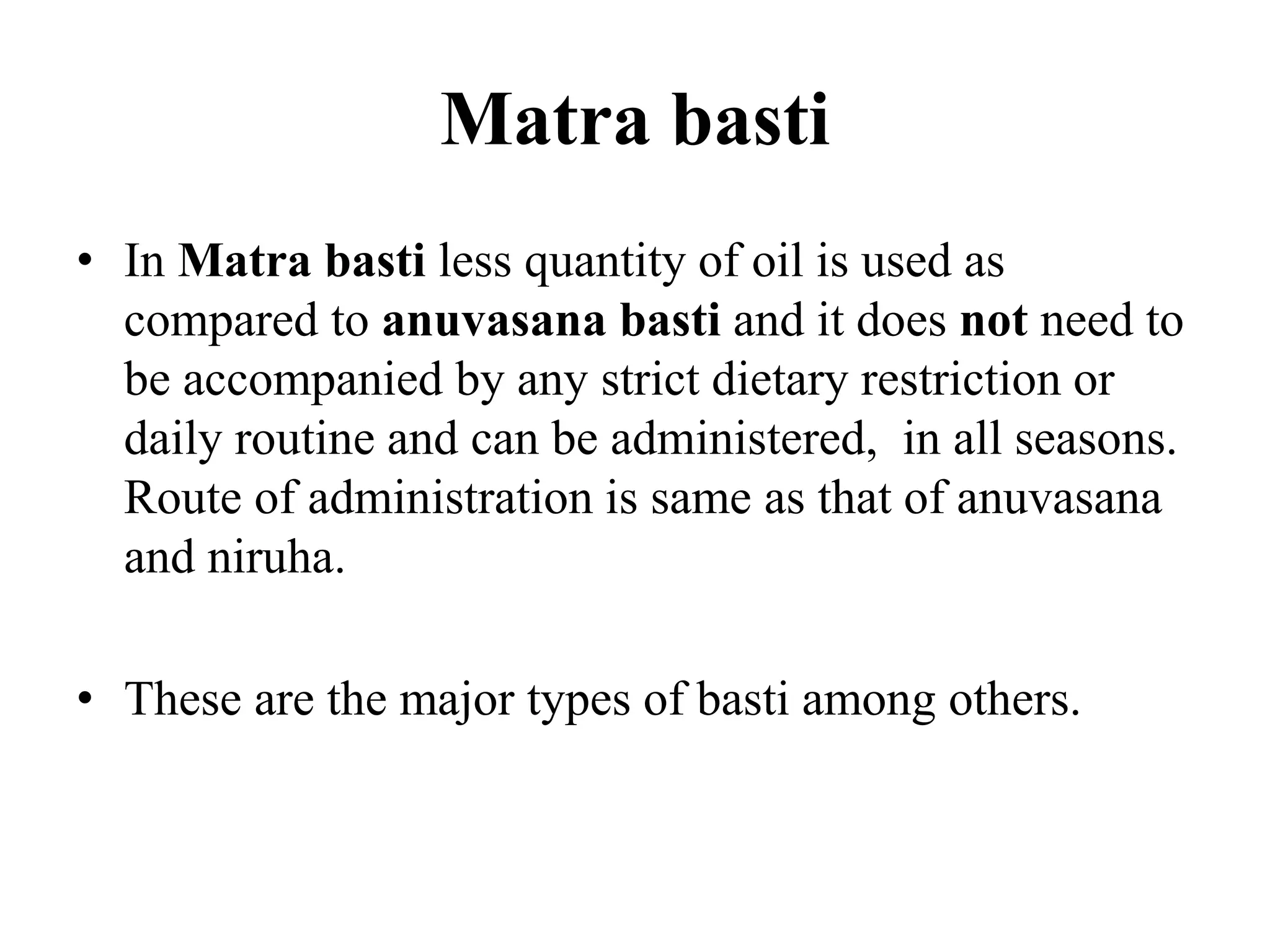 CLINICAL ASPECTS OF BASTI AND ITS MODE OF ACTION | PPTX
