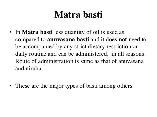 CLINICAL ASPECTS OF BASTI AND ITS MODE OF ACTION