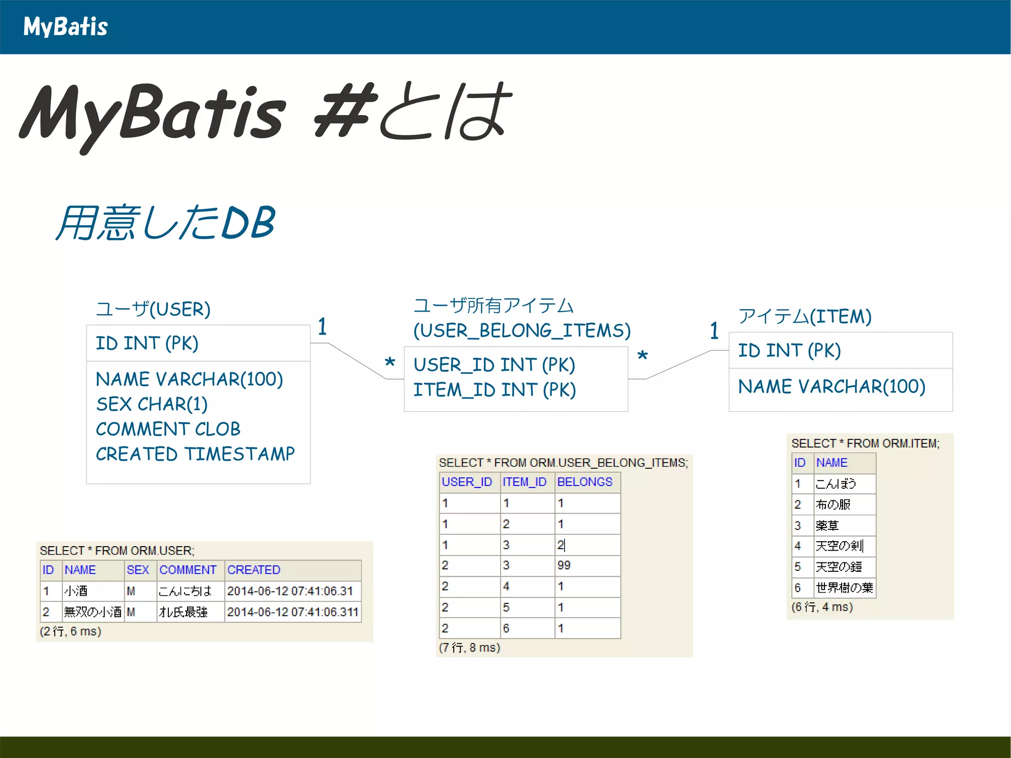 システムアーキテクト~My batis編~ | PPT