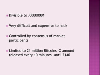 bitcoin technology | PPTX
