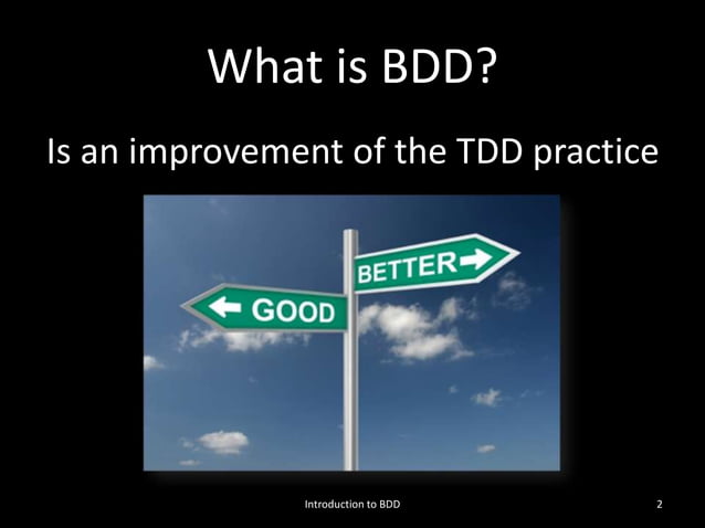 BDD introduction | PPT