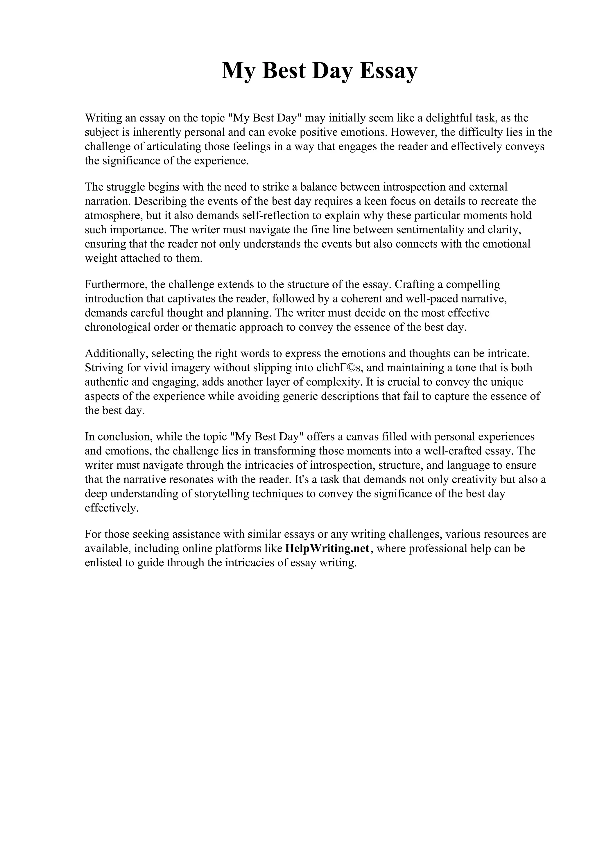 My Best Day Essay.pdf