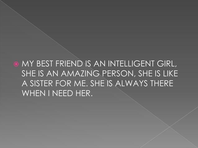 My best friend | PPTX