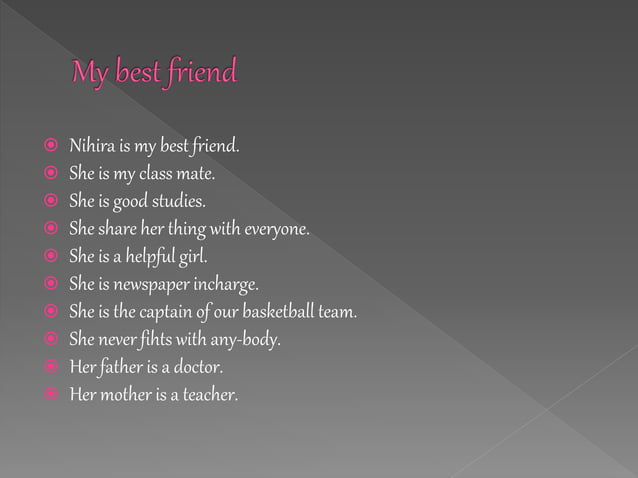 My best friend | PPT