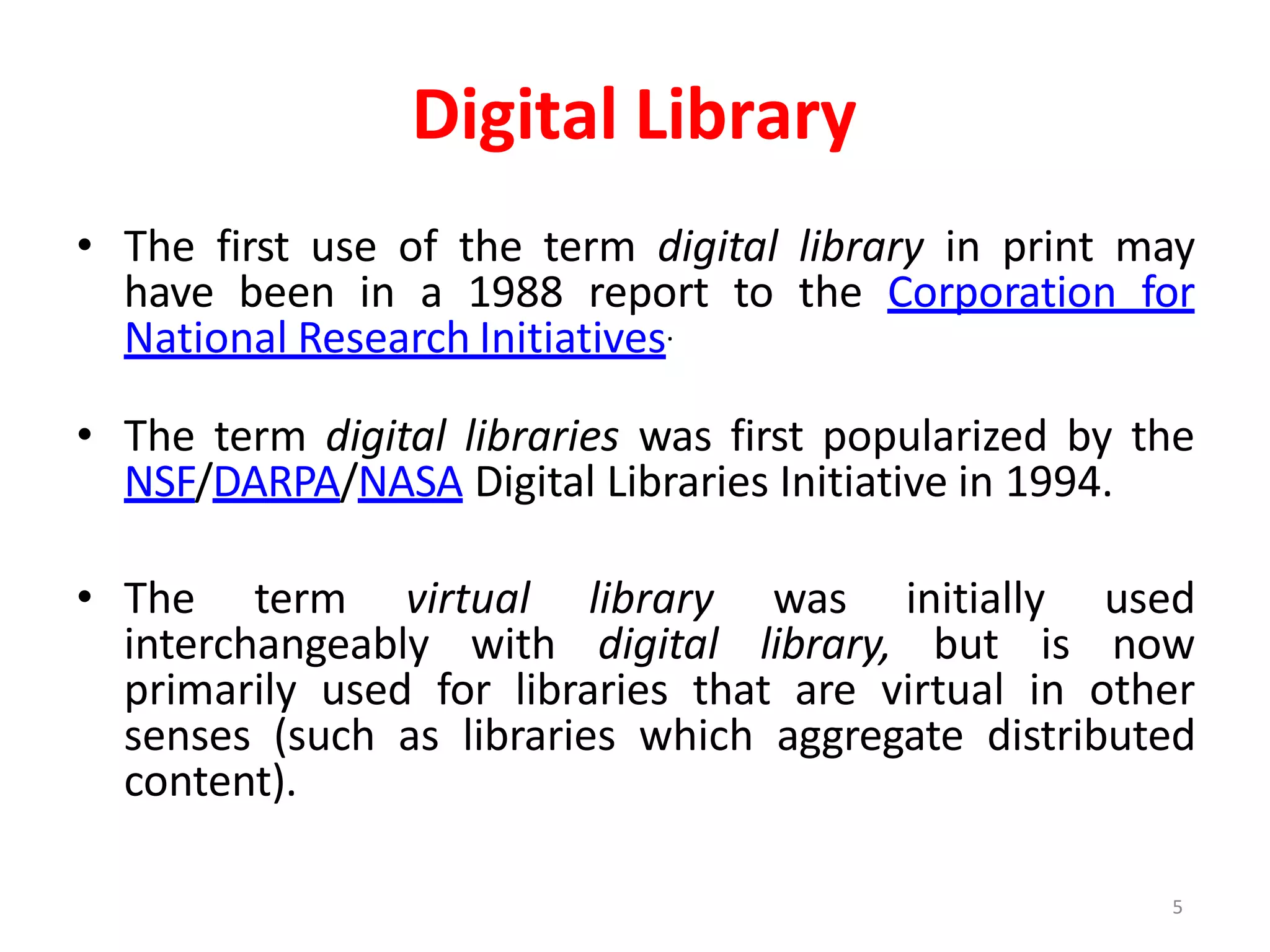 Digital Library | PPT