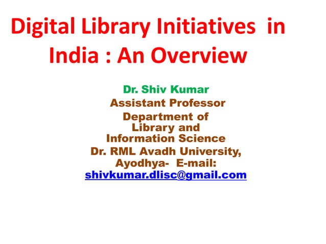 Digital Library | PPT