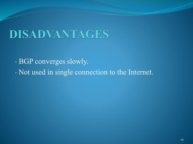 Border Gateway Protocol (BGP) | PPTX | Computer Networking | Computing
