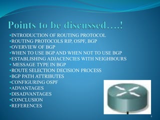 Border Gateway Protocol (BGP) | PPTX