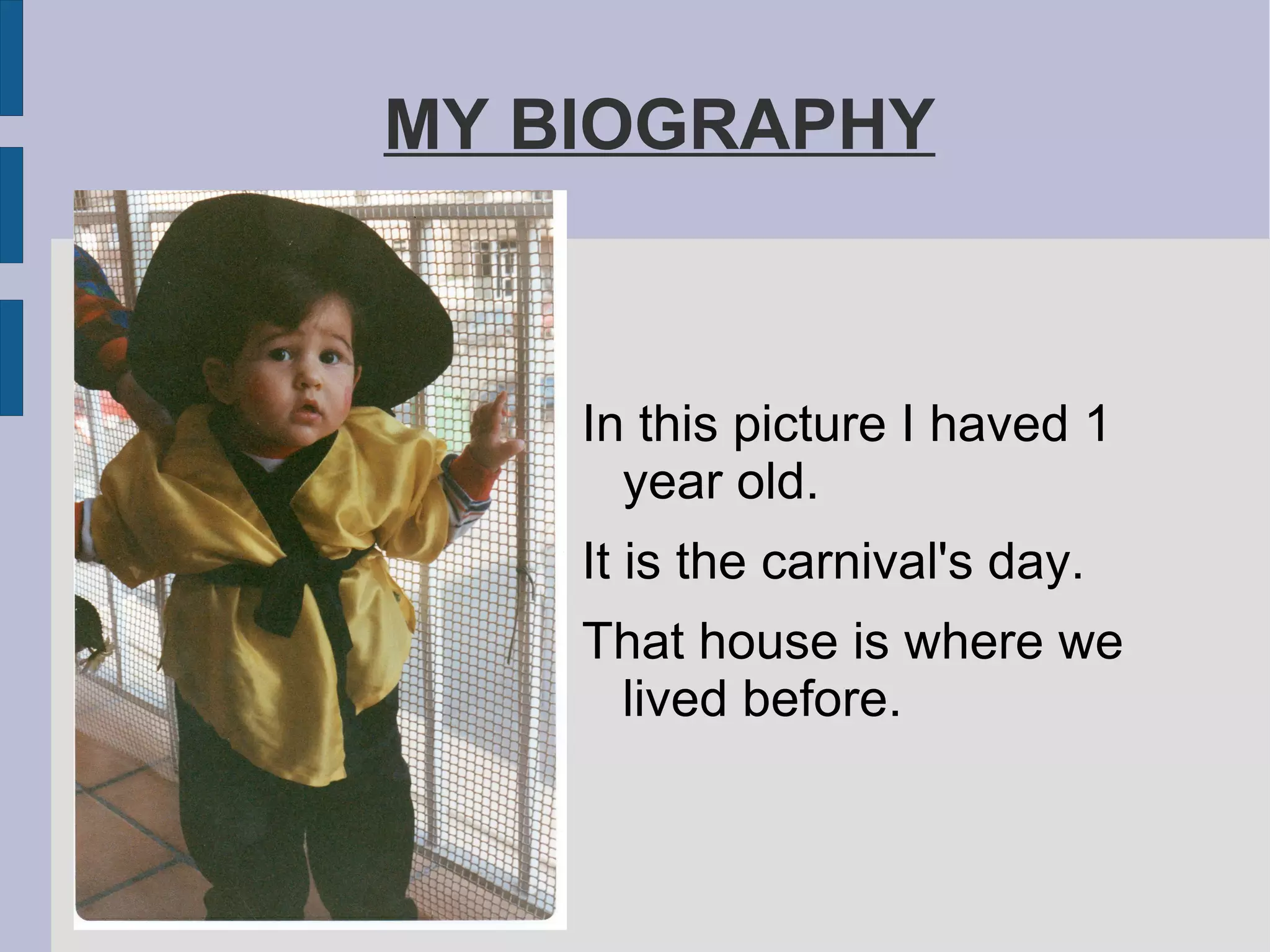 My biography | PPT